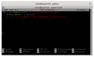 Python Grundbefehle – Programmieren lernen
