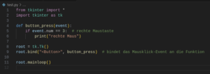 Python – tkinter mit Beispielen – Programmieren lernen