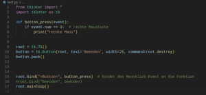 Python – tkinter mit Beispielen – Programmieren lernen