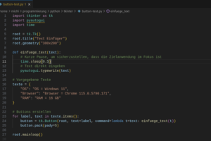 Python – tkinter mit Beispielen – Programmieren lernen