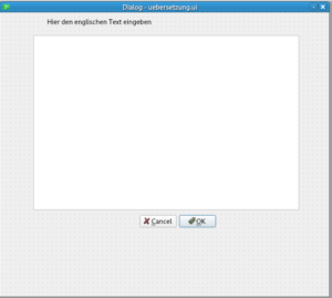 Übersetzung Anwendung mit PyQt – Programmieren lernen