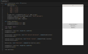 Python – tkinter mit Beispielen – Programmieren lernen