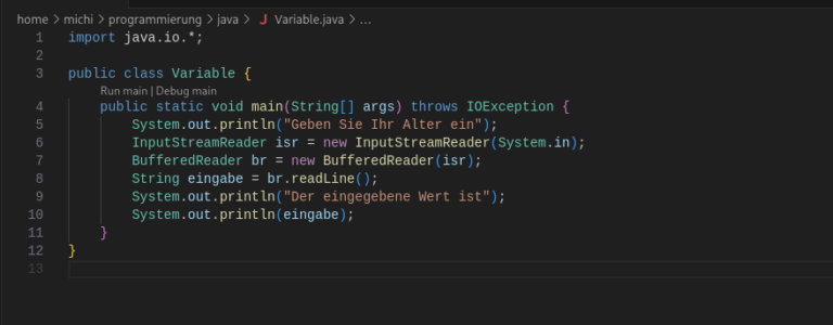 Java Stream Reader Programmieren Lernen 6447