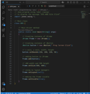 Java Swing – Programmieren lernen