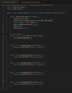 Java Action Listener – Programmieren lernen