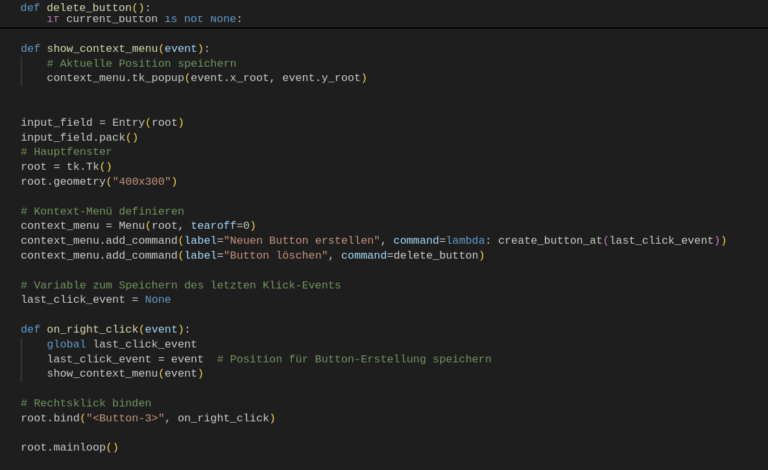 Python – tkinter mit Beispielen – Programmieren lernen