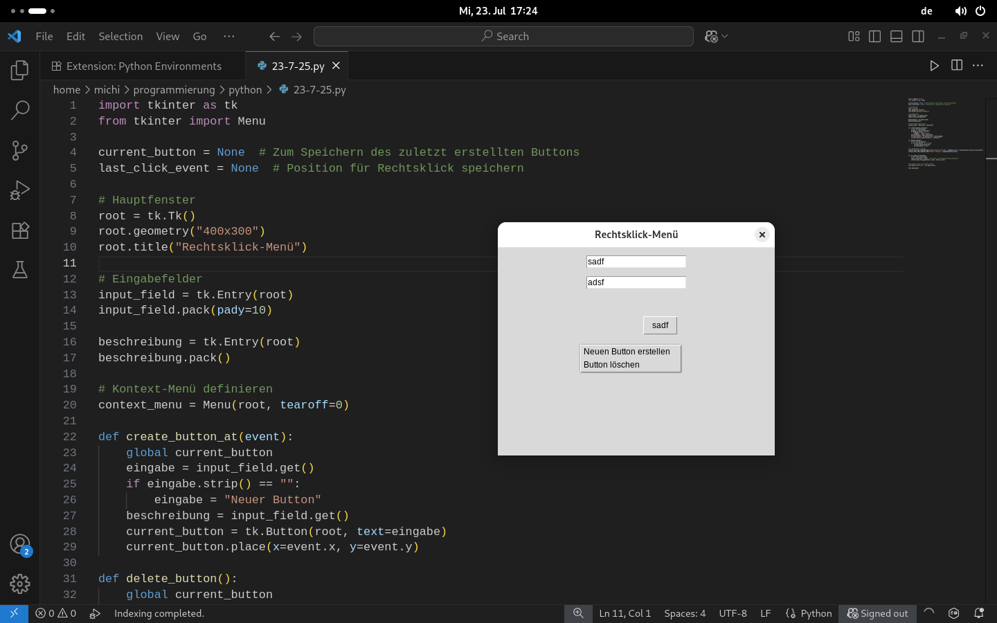 Python – tkinter mit Beispielen – Programmieren lernen